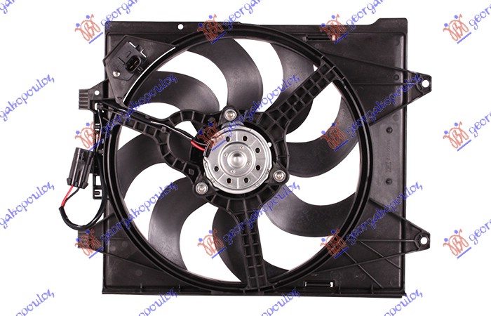 VENTILATOR KLIME KOMPLET BEN-DIZ FIAT 500 (2007-2015) (OEM: 1560758, 51787116, 51887780)