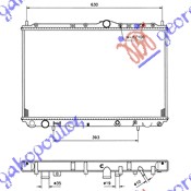 HLADNJAK 1.6 – 1.8 – 2.0 BENZ +/ – AC (40.2×65.5×1 VOLVO S40 (1995-2000) (OEM: 8602065)