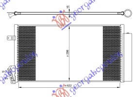 HLADNJAK KLIME DIZEL (63×30) OPEL COMBO (COMBI/CARGO) (2012-2018) (OEM: 51838048)