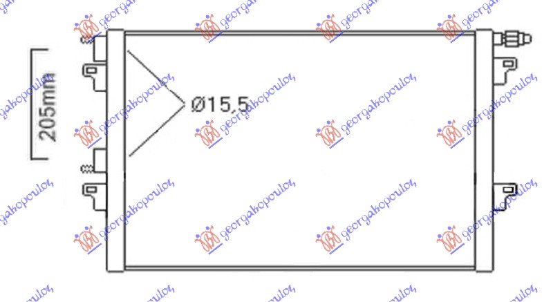 HLADNJAK BEN.-DSL04- (660x430x13) RENAULT ESPACE (2003-2012) (OEM: 8200332851)