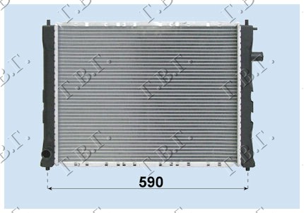 HLADNJAK MOTORA 1.4/1.6/1.8/2.0 A/C (52×40) ROVER 400 (1996-1999) (OEM: GRD937)