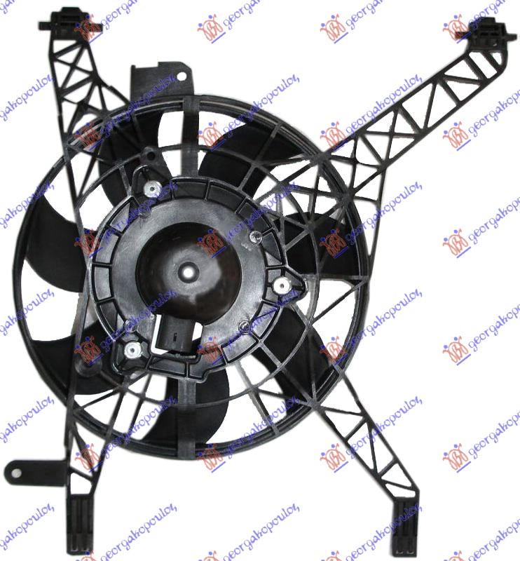 VENTILATOR KOMPLET – A/C BENZIN – DIZEL FORD FIESTA (2008-2013) (OEM: 1541277, 8V518C607BDEF)