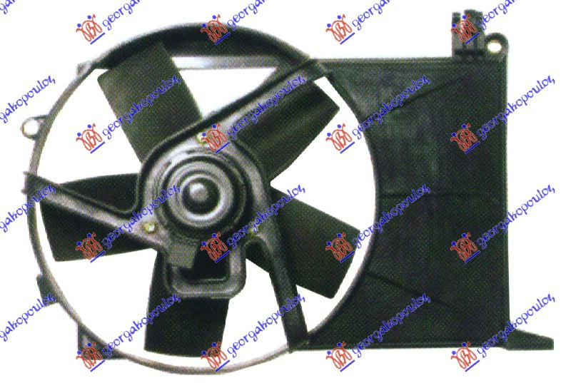 VENTILATOR 1.5 – 1.7 D – TD +/ – AC OPEL COMBO (1993-2000) (OEM: 1314519)