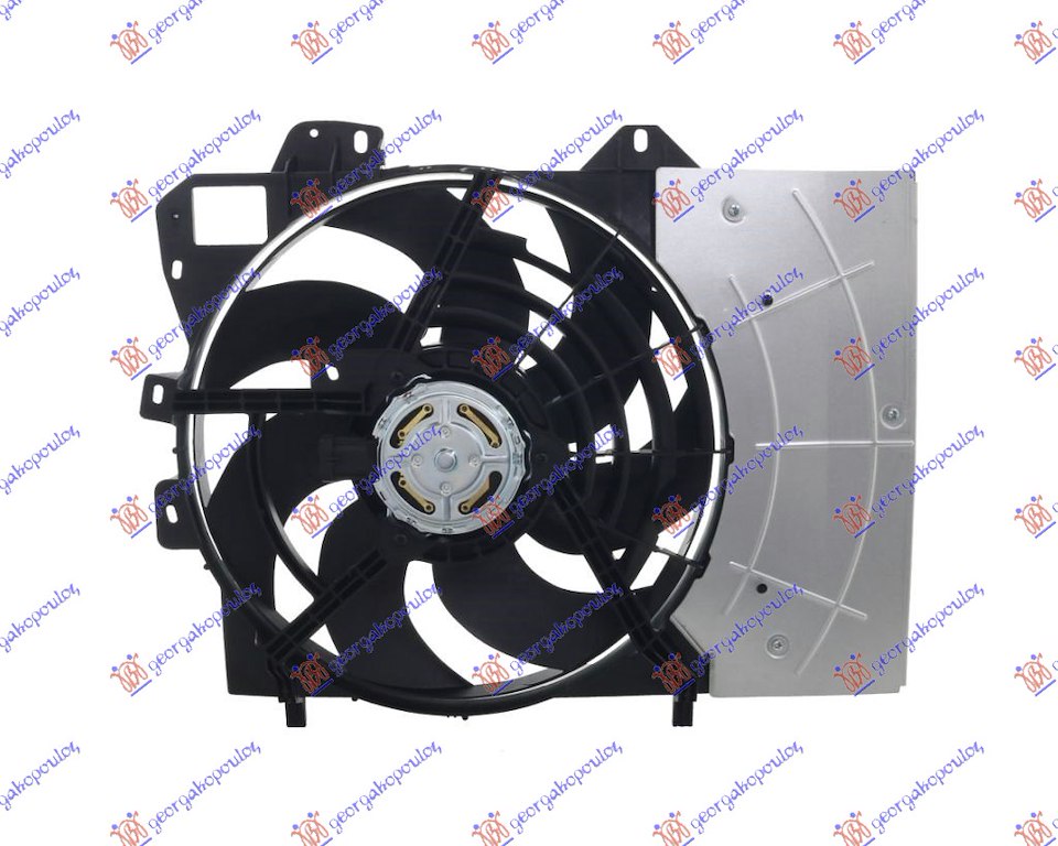 VENTILATOR (1 KABAL) (38cm) PEUGEOT 208 (2019-) (OEM: 1253H5, 1610781580, 9801666680)