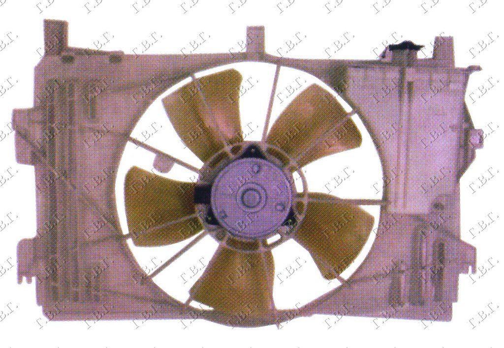 VENTILATOR KOMPLET BENZ.NA ZABICE TOYOTA COROLLA VERSO (2002-2007) (OEM: 167110D060)