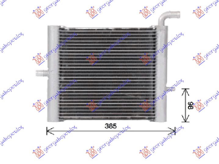 HLADNJAK DODATNI (320 x290 x32) RANGE ROVER (2012-2019) (OEM: LR034577, LR062670)