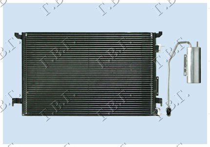 HLADNJAK KLIME 1.9 CDTi (62.5×41.5×16) OPEL SIGNUM (2003-2006) (OEM: 1850095, 13114943, 51779945)