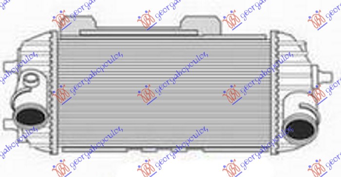 HLADNJAK INTERCOOLERA 2.0 CRDi DIZEL 350x160x90 HYUNDAI TUCSON (2018-2020) (OEM: 282712F650)