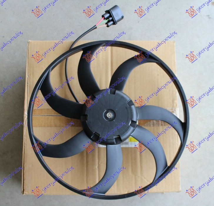 VENTILATOR (MOT-VENT) BENZ.-DZL. (41cm) SEAT ALTEA (2004-2015) (OEM: 1K0959455DM, 1K0959455EF)