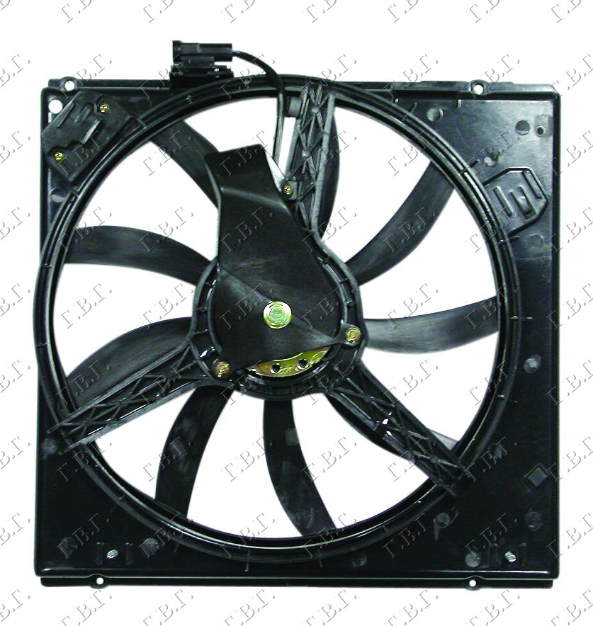 VENTILATOR KOMPLET (+A/C) BENZIN RENAULT TWINGO (1998-2000) (OEM: 7701038849)