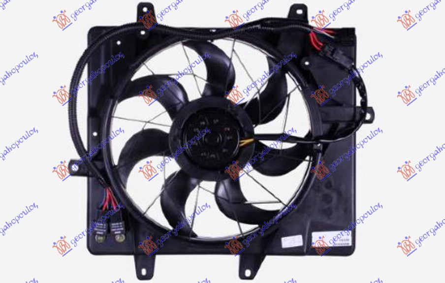 VENTILATOR KOMPLET 2.0-2.4 (NIJE TURBO) CHRYSLER PT CRUISER (2001-2010) (OEM: 5179470AA)