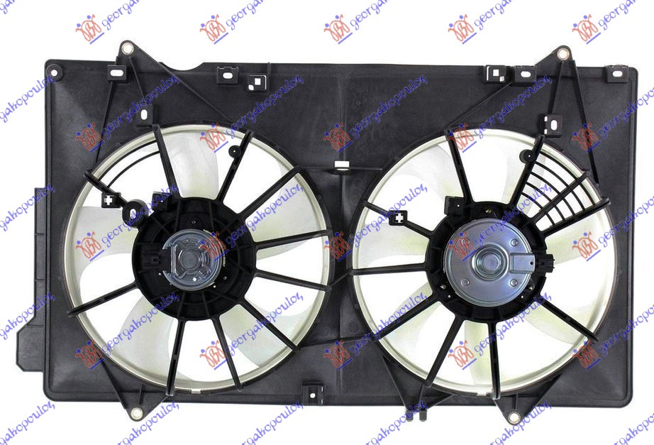 VENTILATOR KOMPL. 2.0 BENZIN (335/335mm) MAZDA CX5 (2011-2017) (OEM: PE0115140, PE0115150, PE0115210)