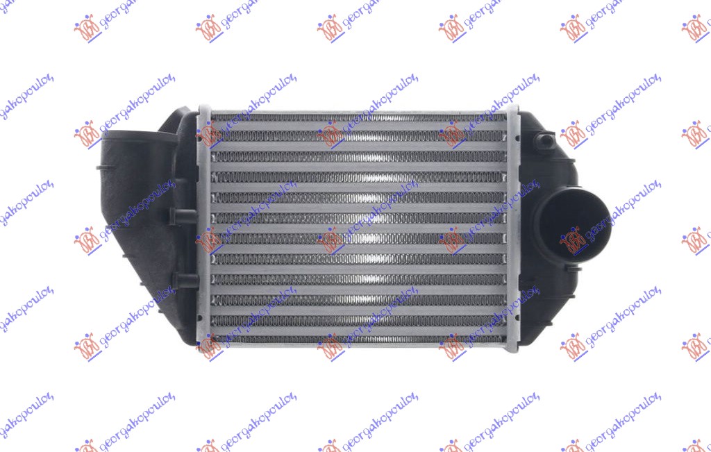 HLADNJAK INTERCOOLER 2.5 TDi (215x172x062) Leva str. VW PASSAT (2000-2005) (OEM: 059145805)