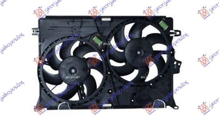 VENTILATOR (DUPLI) BENZIN FIAT 500 X (2015-2019) (OEM: 52026817)