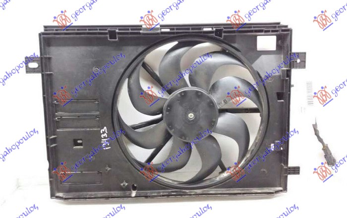 VENTILATOR KOMPLET BENZIN-DIZEL (JEDAN) (2PIN) DS DS7 CROSSBACK (2017-) (OEM: 9806313580)