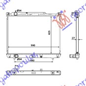 HLADNJAK 2.0 HDi (42x59x27)(KOYO) SUZUKI GRAND VITARA (1999-2005) (OEM: 1770068DC0)