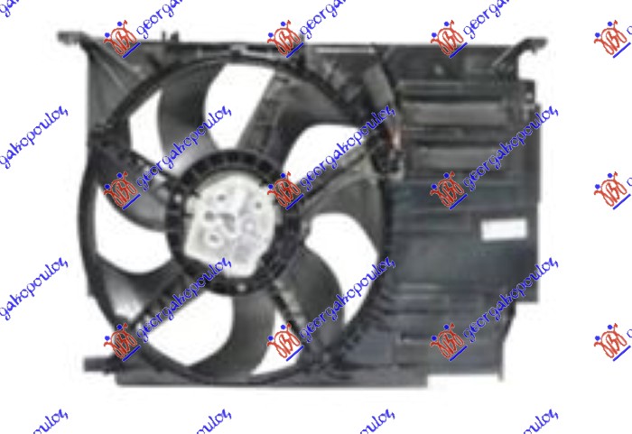 VENTILATOR KOMPLET 2.0 BENZIN 2.0 DIZEL BMW X2 (F39) (2017-) (OEM: 17428569240, 17428645861)