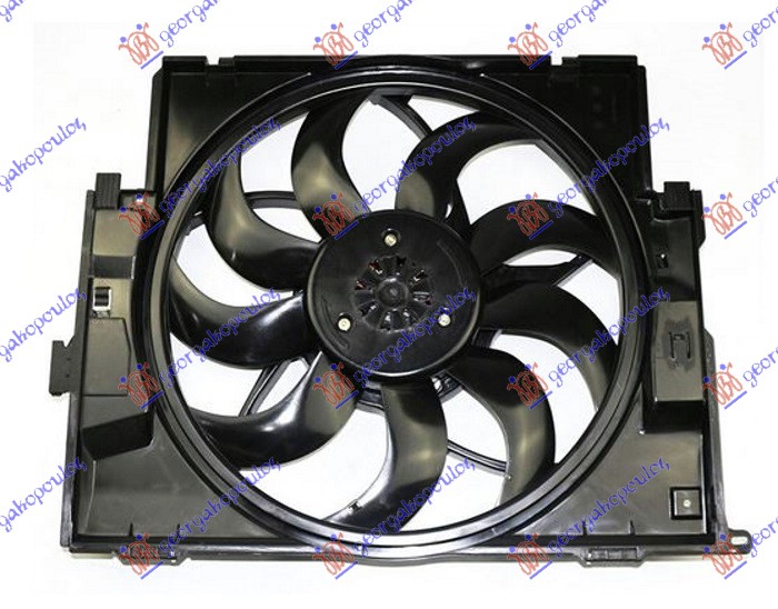 VENTILATOR KOMPLET (485mm) (3 PIN) (300W) BMW SERIES 4 (F32/36/33/)COUPE/GR.COUPE/CABRIO (2014-) (OEM: 17427600557, 17427640508)