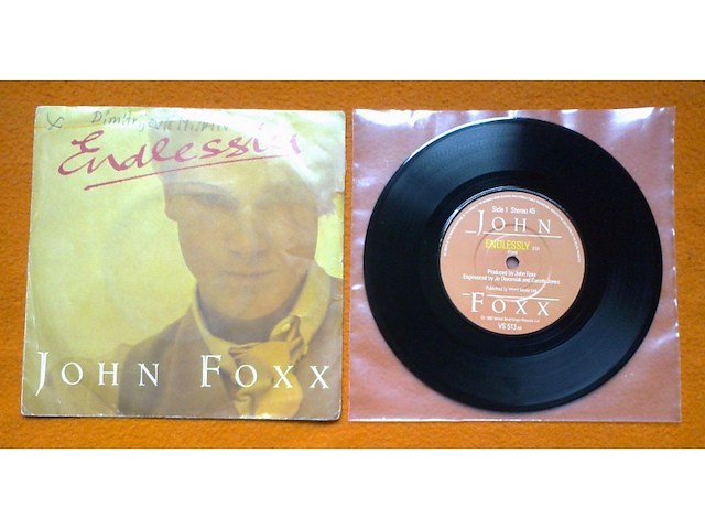 JOHN FOXX - Endlessly (singl) Made in UK