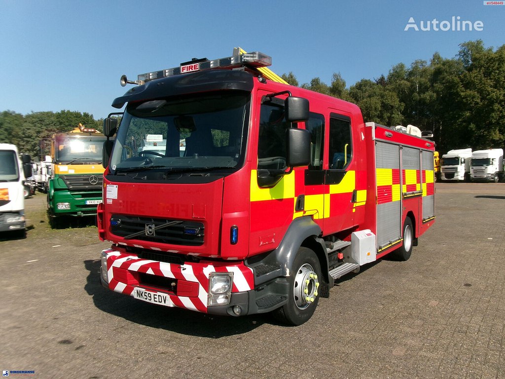 Volvo FL280 4X2 RHD crewcab fire engine + pump & watertank vatrogasno vozilo