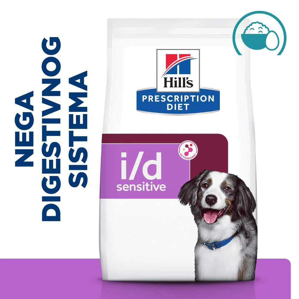 Hill's Prescription Diet dog veterinarska dijeta I/D Sensitive Egg&Rice 1.5kg