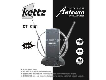 KETTZ Sobna TV/FM antena DT-K101 + pojačivač