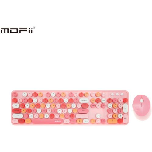 MOFII WL SWEET RETRO set tastatura i miš u PINK boji