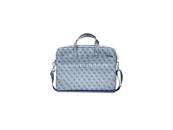 LICENSED GUESS GUESS torba za laptop 15/16 Blue Saffiano Hot Stamp Logo