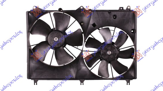 VENTILATOR KOMPLET DUPLI SUZUKI GRAND VITARA (2006-2015) (OEM: 1711165J00, 1711165J10, 1711166J00)