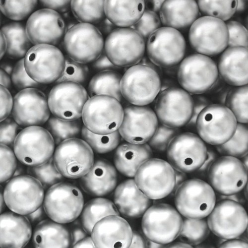 Akrilna perla 10 mm Silver