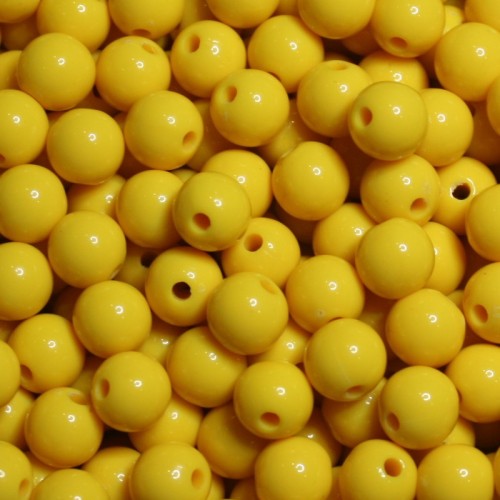 Akrilna perla 10 mm Yellow