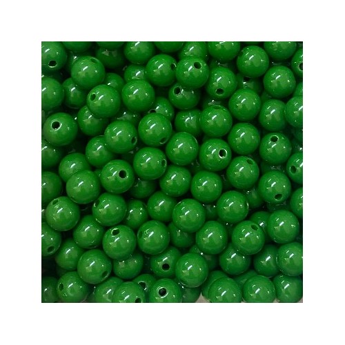 Akrilna perla 10 mm Dark Green