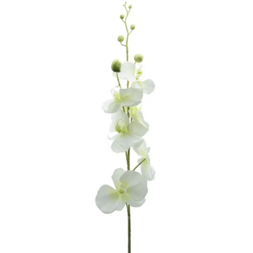 Veštački cvet orhideja 90cm, bela