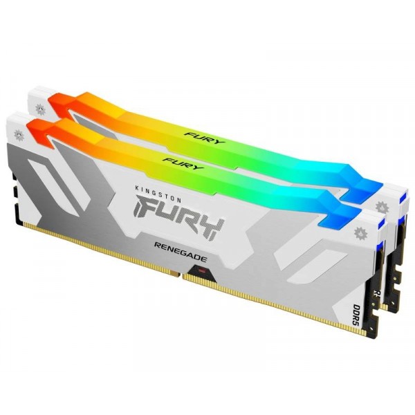 Kingston DIMM DDR5 32GB (2x16GB kit) 6800MT/s KF568C36RWAK2-32 FURY Renegade RGB White
