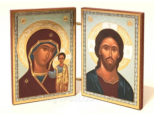 Ruske ikone, diptih.