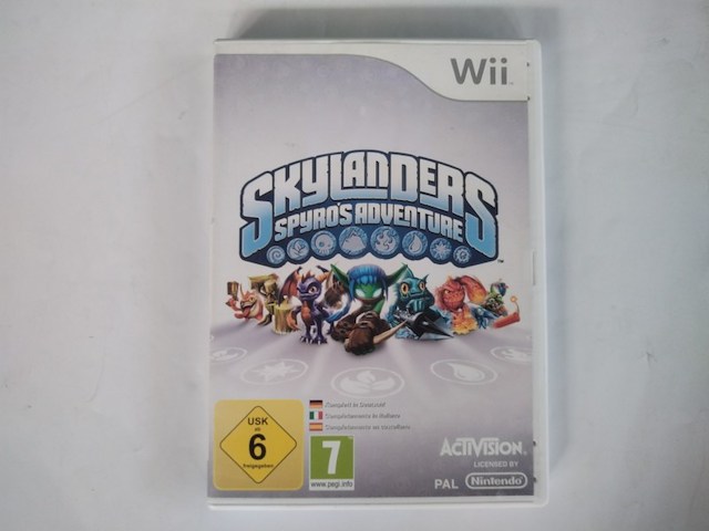 Nintendo Wii Skylanders Spyros Adventure