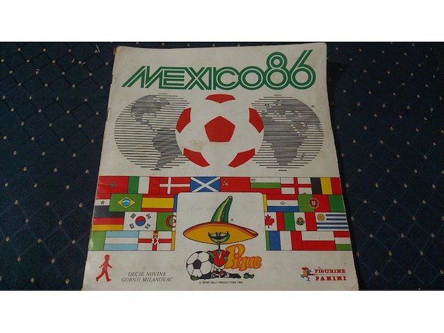 Mexico 86/Meksiko 86/Album za slicice/Panini/PUN