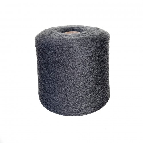 Yarn, Merino with elastane Dark grey, М6