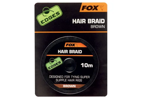 Fox EDGES HAIR BRAID 10m BROWN (CAC565)