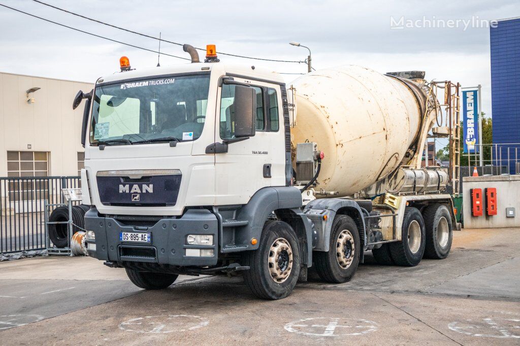MAN TGS 32.400 BB+STETTER kamion s mešalicom za beton