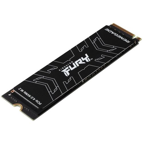 Kingston SFYRD/2000G M.2 NVMe 2TB SSD, FURY Renegade, PCIe Gen 4x4, 3D TLC NAND, Read up to 7,300 MB/s, Write up to 7,000 MB/s, 2280, Includes cloning software