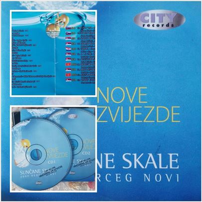 2 CD Sunčane skale 2007 Nove zvijezde Herceg Novi
