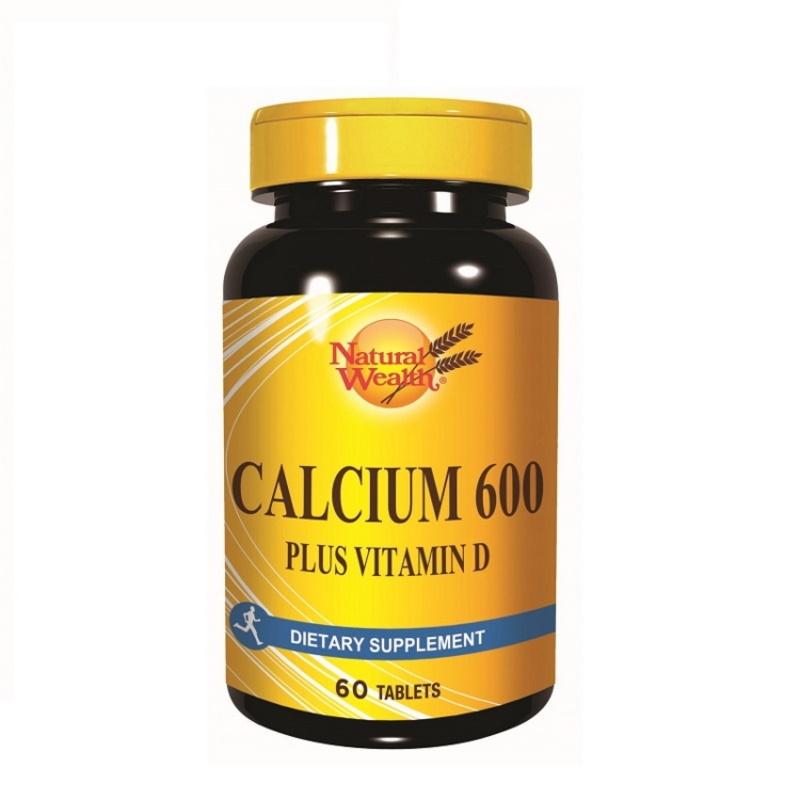 Natural Wealth Kalcijum 600 + vitamin D A60