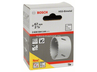 Bosch testera za otvore HSS-bimetal za standardne adaptere 67 mm, 2 5/8" ( 2608584144 )