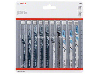 Bosch list ubodne testere set 10 komada wood+metal ( 2607011170 )