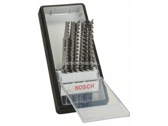 Bosch 6-delni Robust Line set listova ubodne testere Wood Expert T-drška Bosch 2607010572, T 308 ...
