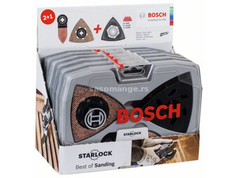 Bosch starlock best of sanding set, 6-delni AVZ 93 G AVZ 90 RT6 AVZ 32 RT4 Drvo &amp; Paint brusnih p...