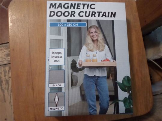 novo Magnetna zavesa za vrata 100x210cmm