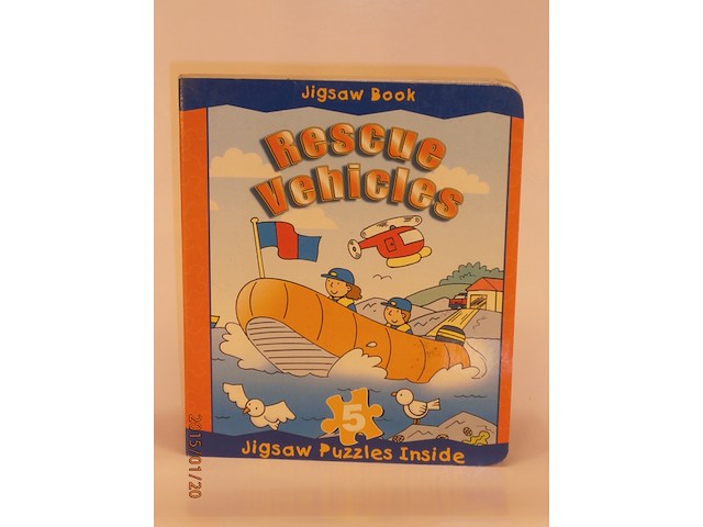 Rescue Vehicles Jigsaw Book