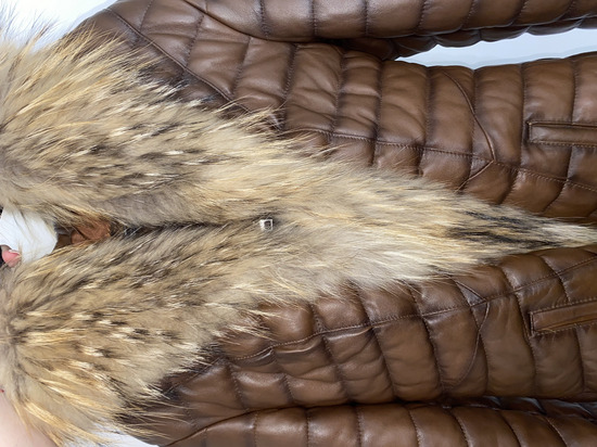 Jagnjeća kožna jakna sa pravim krznom